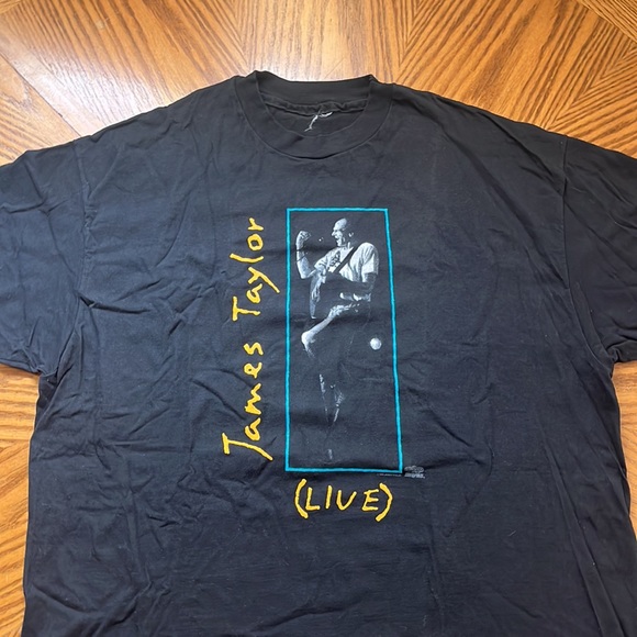 James Taylor | Shirts | Rare Vtg 993 James Taylor Live Tshirt In ...